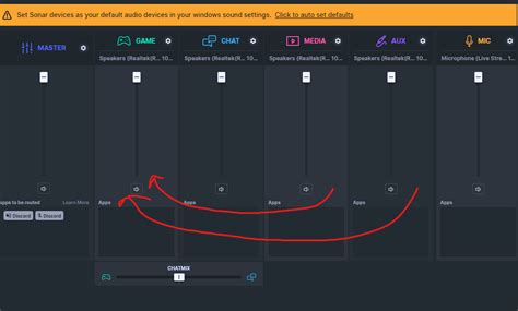 Is There A Way To Combine Sonar Outputs I Dont Need A Media Or Aux Output In My Mixer Just