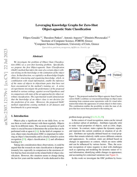 Pdf Leveraging Knowledge Graphs For Zero Shot Object Agnostic State