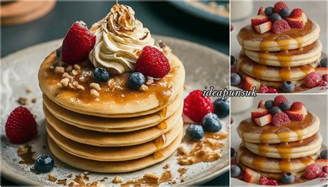 วิธีทำ แพนเค้ก โฮมเมด แป้งนุ่ม หอมหวาน ตกแต่งด้วยผลไม้ตามชอบ Ideapunsuk