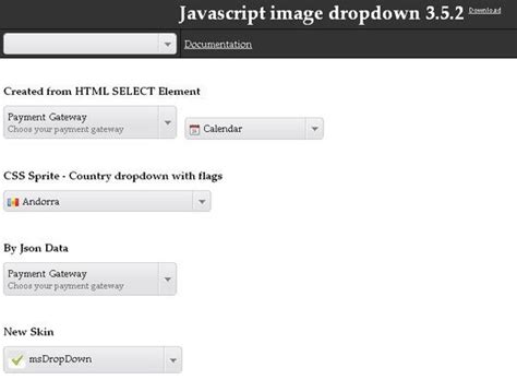 15 Jquery Dropdownselect Box Plugins And Tutorials