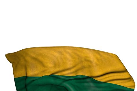 큰 주름과 좋은 리투아니아 플래그는 흰색 절연 바닥에 거짓말어떤 기회 플래그 3d 그림 3차원 형태에 대한 스톡 사진 및 기타 이미지 3차원 형태 국가 관광명소