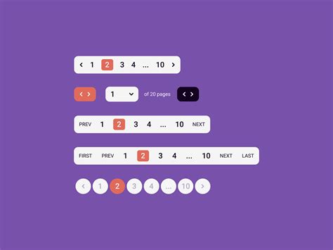 DailyUI 085 Pagination Behance