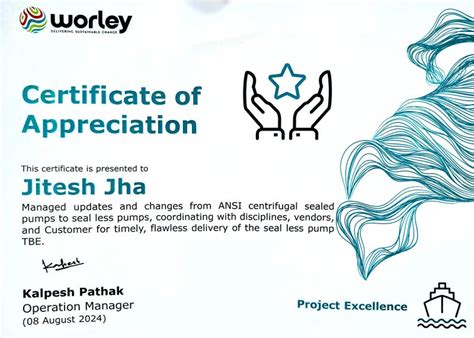 Jitesh Jha On Linkedin Achievment Appreciation Growth Learning