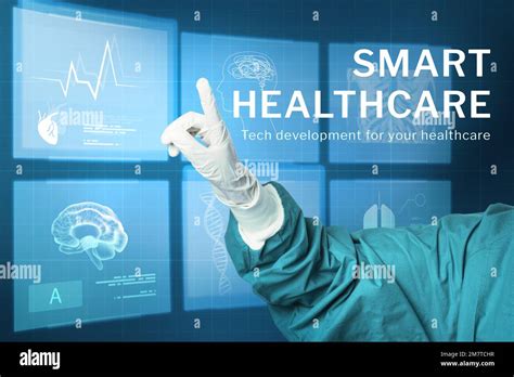Smart Healthcare Technology Template Vector Stock Vector Image And Art Alamy