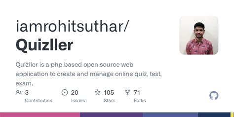 Github Iamrohitsutharquizller Quizller Is A Php Based Open Source Web Application To Create