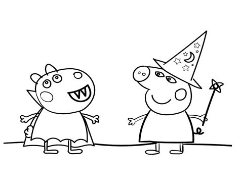 Распечатать раскраски свинка