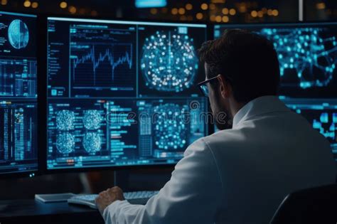 System Administrator Working With Big Data Deep Learning And Neural Network Algorithms On