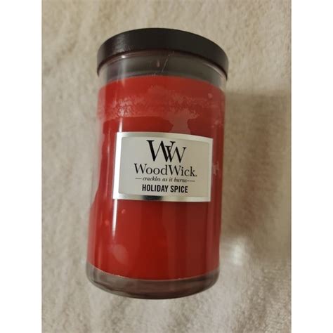 Woodwick Accents New Woodwick Holiday Spice Candle 8 Oz