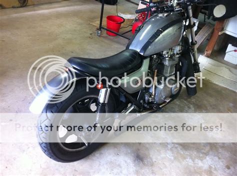 Kz750 Twinbratstylecafe Bastard Strap On Sally Phase 1 Complete