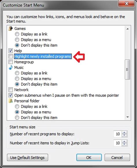 Start Menu Reset Pin To Area Tutorials