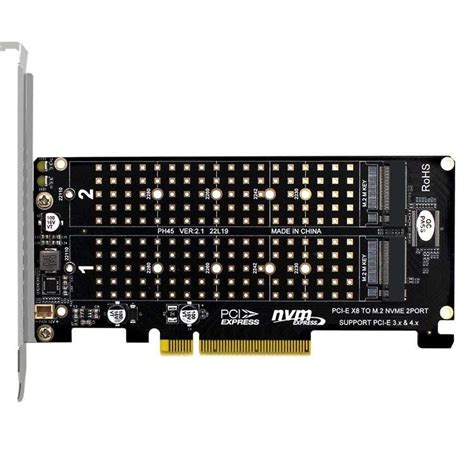 Other Parts PCI E X Double Disk Transfer Card NVME M MKEY SSD RAID