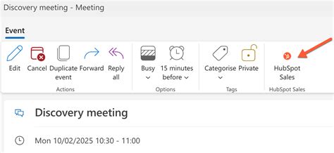 Manage Your Meetings In Outlook Calendar With The Hubspot Sales Add In