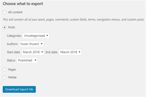 Hướng Dẫn Export Và Import Dữ Liệu Trong Wordpress