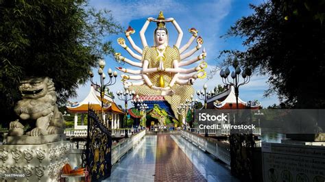 태국 코사무이에 있는 왓 플라이 램 불교 사원의 클로즈업 사진 코 사무이 섬에 대한 스톡 사진 및 기타 이미지 코 사무이 섬 태국 아시아 Istock