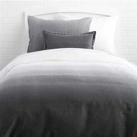 Dormify Grey Ombre Duvet Cover And Sham Set Bed Linens Luxury Ombre