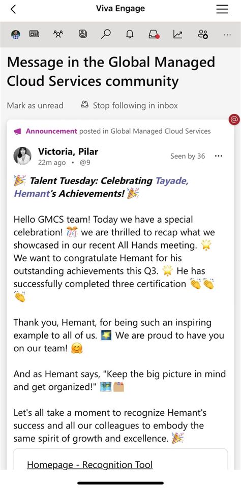 Hemant Tayade On Linkedin Recognition Achievments Thankyouaccenture