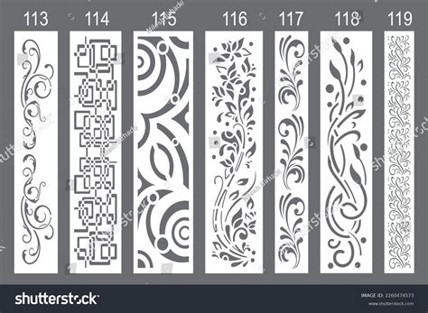Jali Design Laser Cutting Cnc Machine Stock Vector Royalty Free