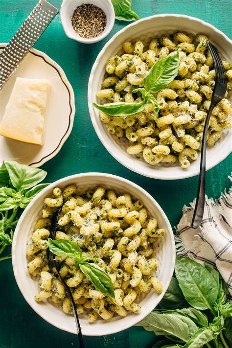 Easy Pesto Pasta Recipe Plus A Leveled Up Version Kitchen Konfidence
