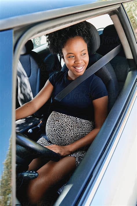 Pregnant Woman Driving Car By Stocksy Contributor Edward C Rdoba Andr As Sichel Stocksy
