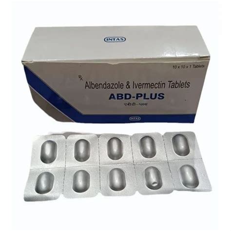 Albendazole And Ivermectin Tablet 400 Mg 6 Mg Packaging Type Strip
