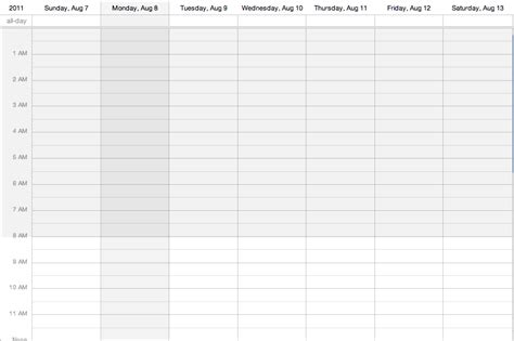 Php Generate A Week View Calendar With Codeigniter Stack Overflow