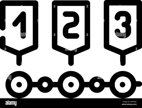 Stages Of Planning Line Icon Vector Stages Of Planning Sign Isolated