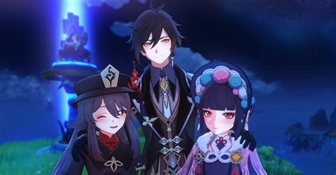 Genshinimpact Hu Taozhongliyunjin Date Night Zhongtaoのイラスト Pixiv