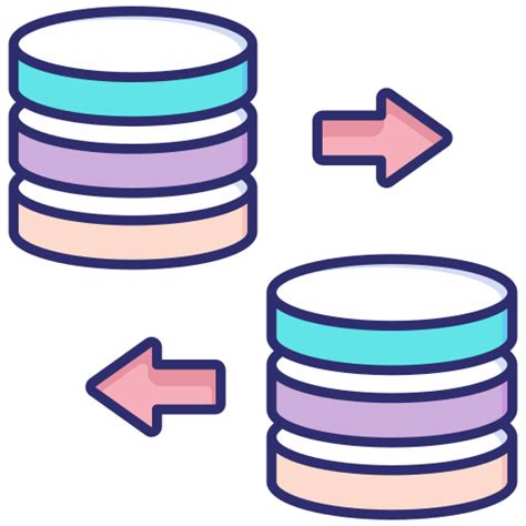 Data Replication Free Icons