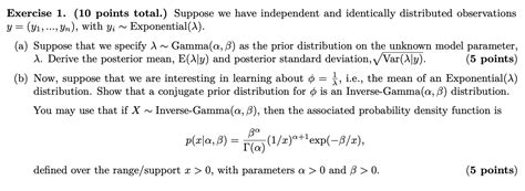 Solved Exercise 1 10 Points Total Suppose We Have