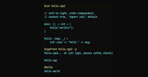 Cppfront A New Syntax For Cpp Nolowiz