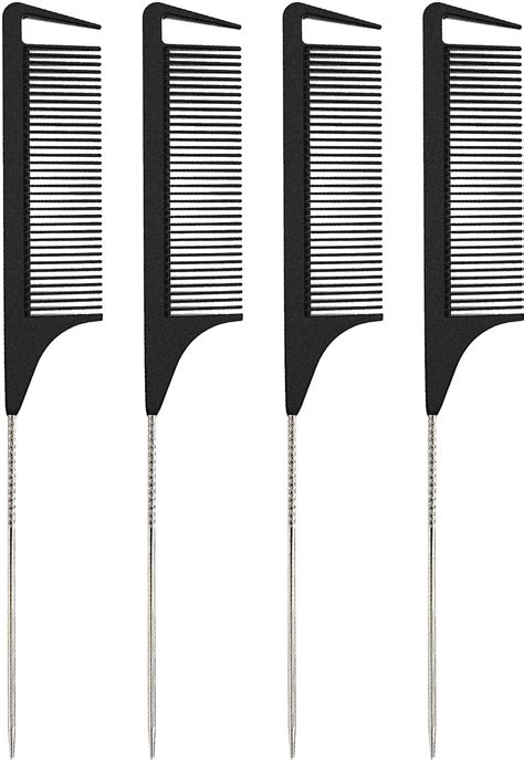 Yumflan Rat Tail Combs Parting Combs For Braiding Hair