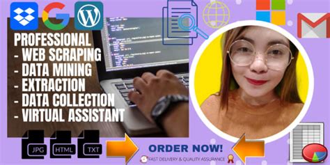 Do Web Scraping Data Mining Extraction Data Collection And Virtual Assistant By Lovewaniwan