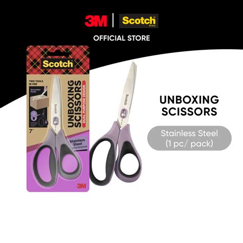3m™ Scotch™ Unboxing Scissors Stainless Non Sticky 1 Pc Pack 7in