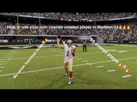 How To Use Created Players In Madden 24 Youtube