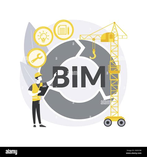 Building Information Modeling Abstract Concept Vector Illustration Stock Vector Image And Art Alamy