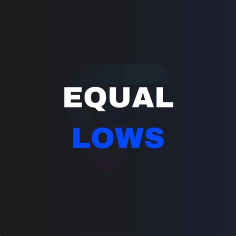 Learntotrade7 Equal Lows Eql Explained Ict Smartmoneyconcepts