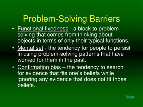 Examples Of Barriers To Problem Solving At Kristina Hertz Blog