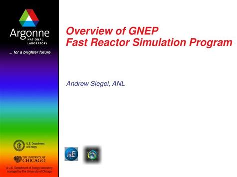 Ppt Overview Of Gnep Fast Reactor Simulation Program Powerpoint Presentation Id 1295348