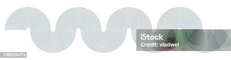 얇은 선 웨이브 벡터 패턴 스트로크 줄무늬 물결 모양 기하학적 추상 보헤미안 스타일 배경 그래픽 요소 일러스트 레이 션 부드럽고 현대 곡선 대칭 장식 디자인 이미지 클립 아