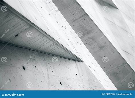 Modern Architectural Design Concrete Walls Abstract Patterns Urban Texture Geometric