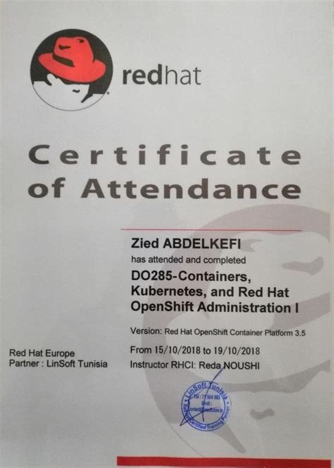 Zied Abdelkefi On Linkedin Redhat Openshift Containers Kubernetes