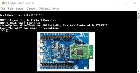 Realtek Ports Micropython To The Ameba Rtl8722 Iot Board Micropython Adafruit Industries