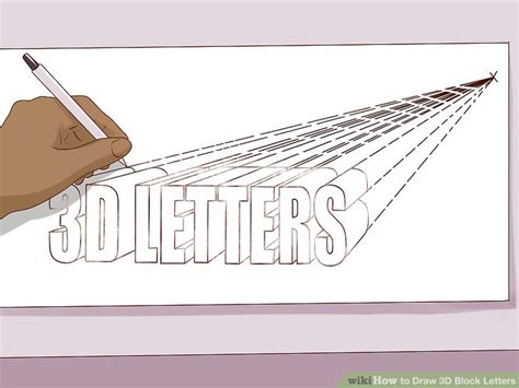 Easy Ways To Draw D Block Letters With Pictures