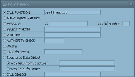 Abap Function Modules