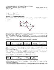 Exercise A Solutions Pdf F UNDAMENTALS OF A RTIFICIAL I NTELLIGENCE Exercise A Uninformed