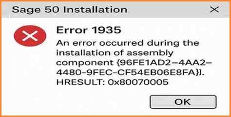 Fix Sage Installation Error Can T Install Assembly Component