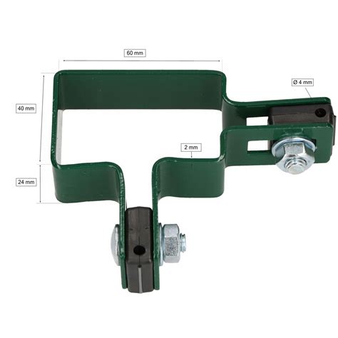 Фиксираща скоба за стълбове Kotarbau Стомана 40 X 60 мм Зелен Emag Bg