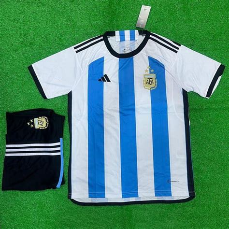 Buy Argentina Home Jersey 3 Star 2022 Customization