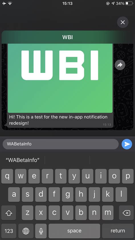 WhatsApp Finally Redesigns In App Notifications On IOS WABetaInfo