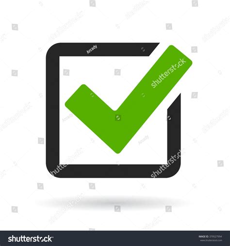 Checkbox Icon Vector Illustration Isolated On Stock Vector Royalty